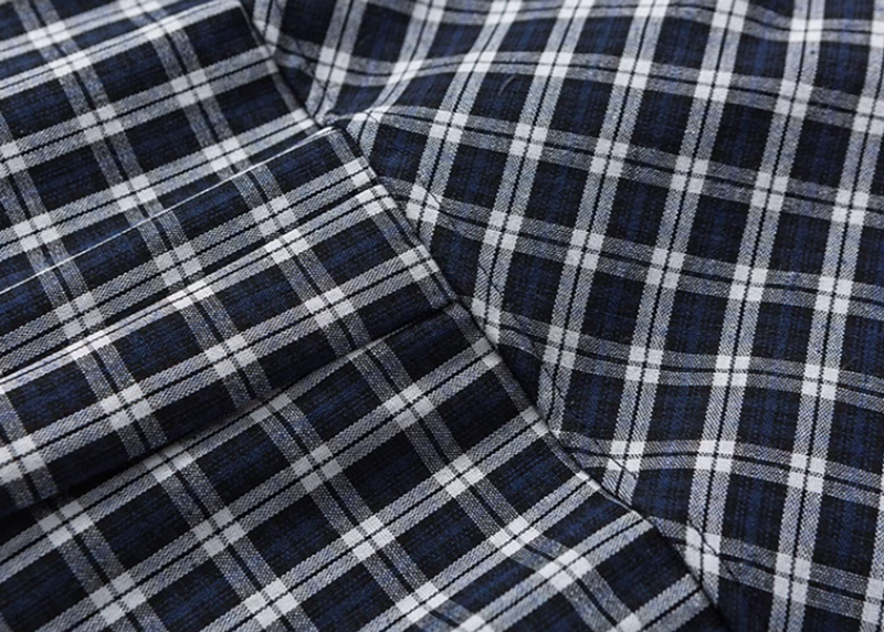 Patchwork Check Shirt V0232 – VELOCITY LABEL